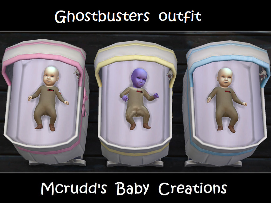 The Sims Resource - Ghostbusters Baby outfit