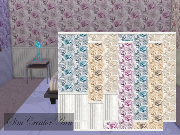 The Sims Resource | Roses Wallpaper