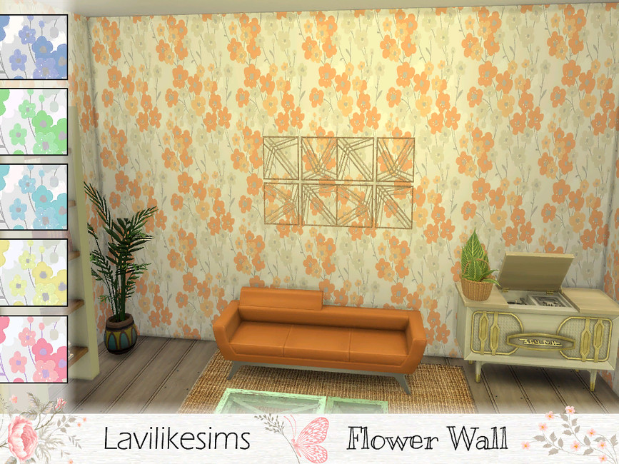 The Sims Resource - Flower Wall