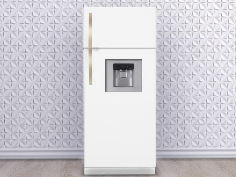 The Sims Resource | Apple White Fridge
