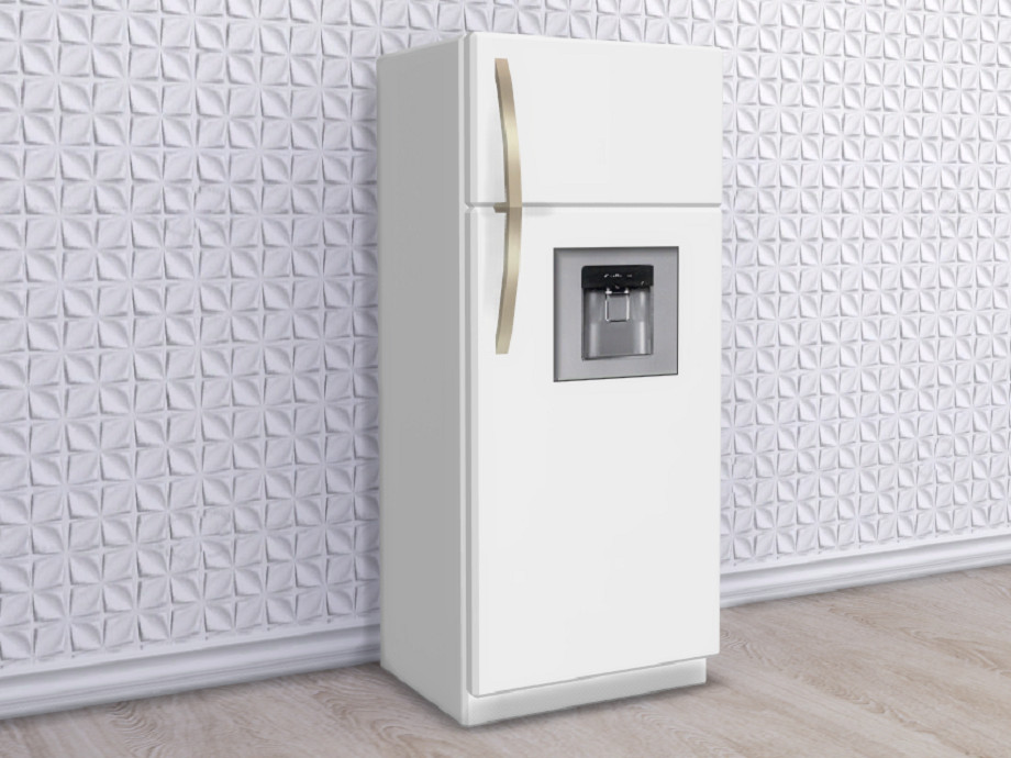 The Sims Resource | Apple White Fridge