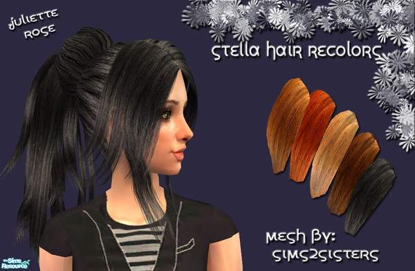 The Sims Resource | Stella Hair Recolors