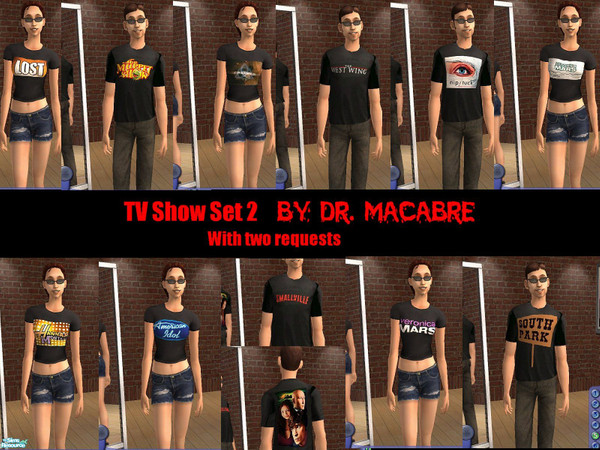 The Sims Resource - TV Show Set 2