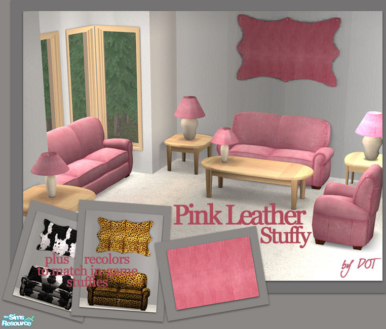 The Sims Resource - Pink Leather
