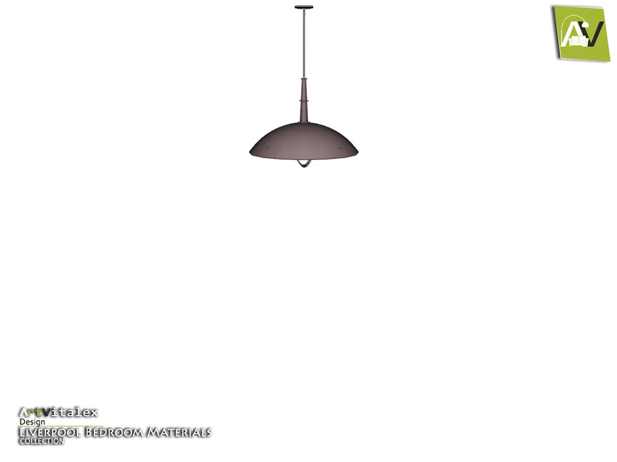 The Sims Resource - Liverpool Ceiling Lamp Short