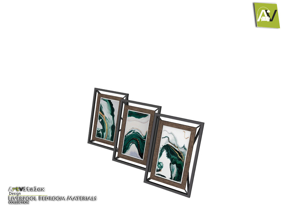The Sims Resource | Liverpool Trio Picture Frame