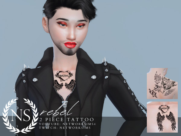 The Sims Resource | Rebel Tattoos - Networksims