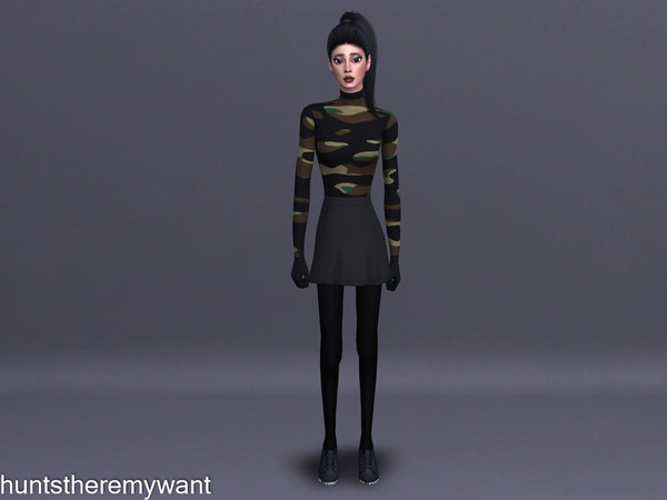 The Sims Resource | Tucked Turtleneck AF v3 (Top) - Mesh Needed