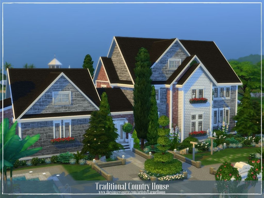 The Sims Resource - Traditional Country House