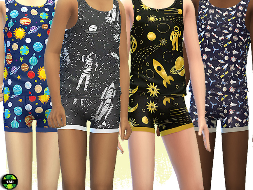 The Sims Resource - Space Boxer Briefs