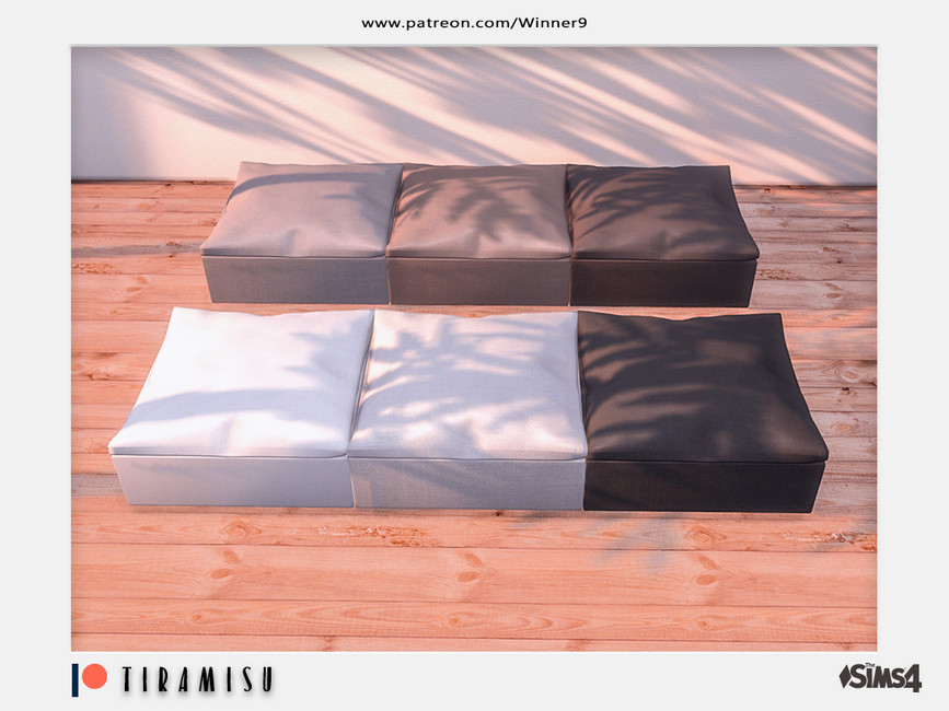 The Sims Resource - Tiramisu - Ottoman Patreon