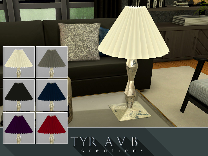 The Sims Resource - Mercury Glass Table Lamp