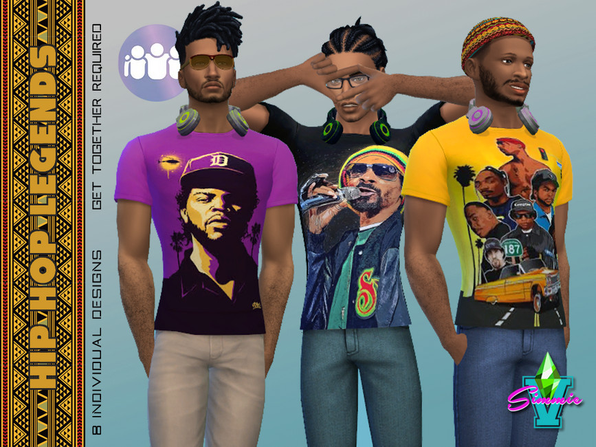 The Sims Resource - SimmieV Hip Hop Legends