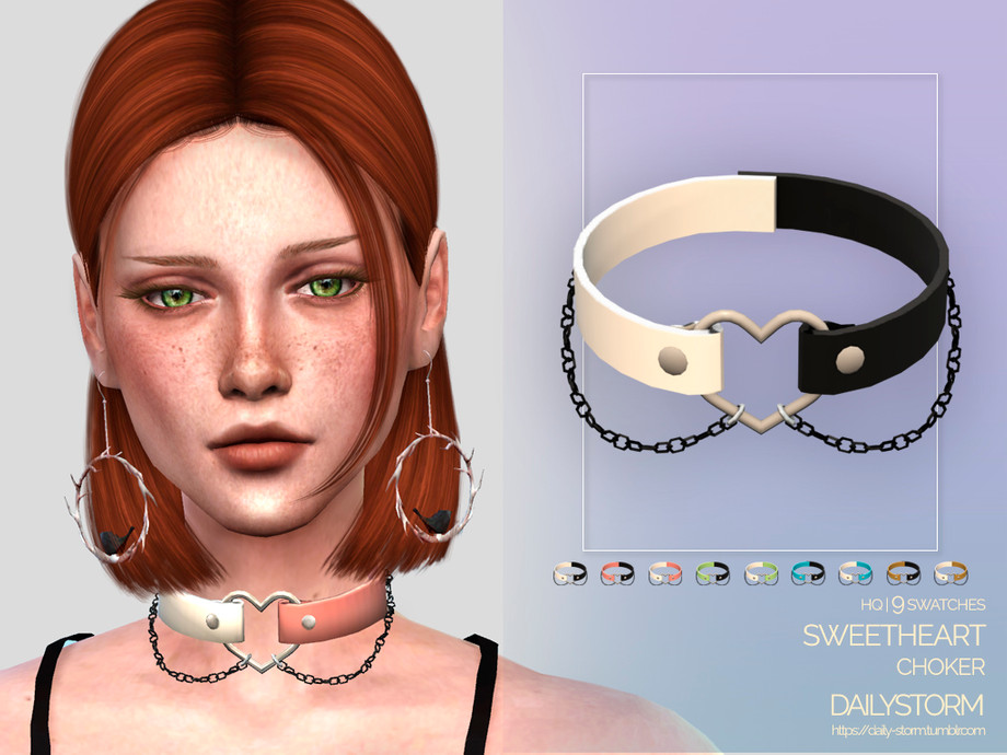 The Sims Resource | SweetHeart Choker