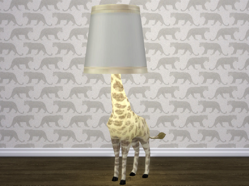 The Sims Resource - A Taste Of Africa Giraffe Floor Lamp