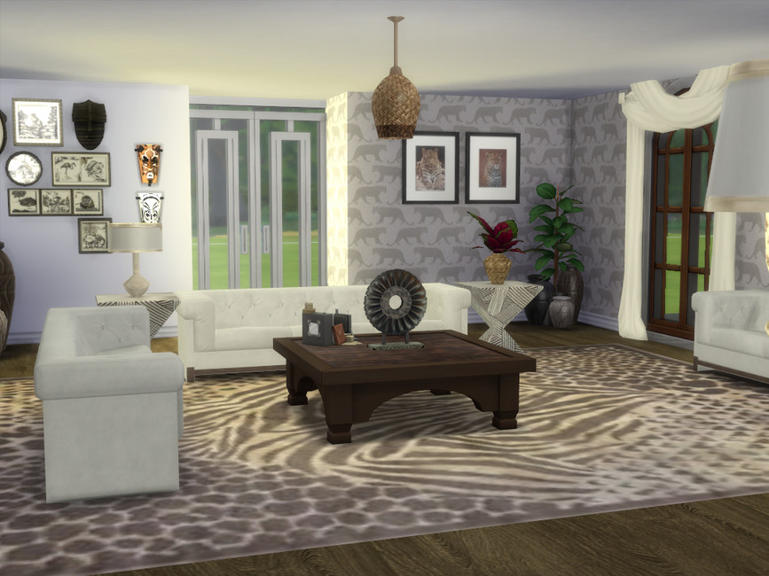 The Sims Resource - A Taste Of Africa Living Set