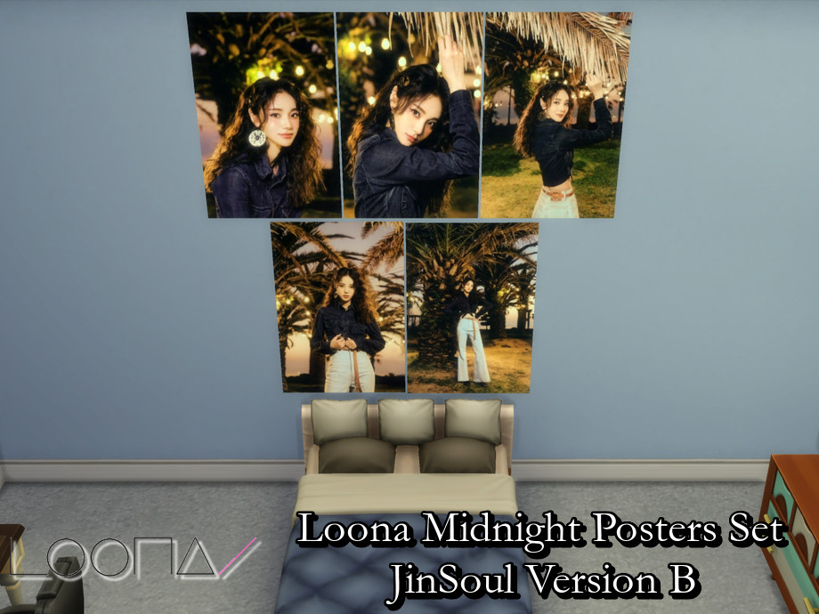 The Sims Resource | Loona 'Midnight' Posters (Version B) Set 3 ...