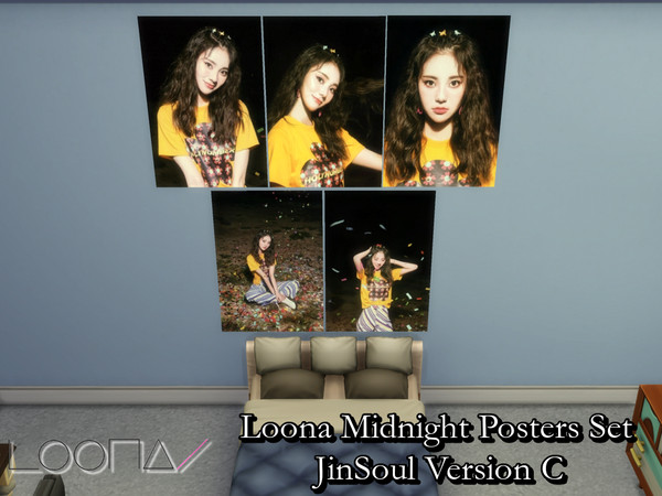 The Sims Resource | Loona 'Midnight' Posters (Version C) Set 3 ...