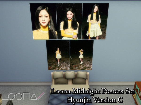 The Sims Resource | Loona 'Midnight' Posters (Version C) Set 7 ...