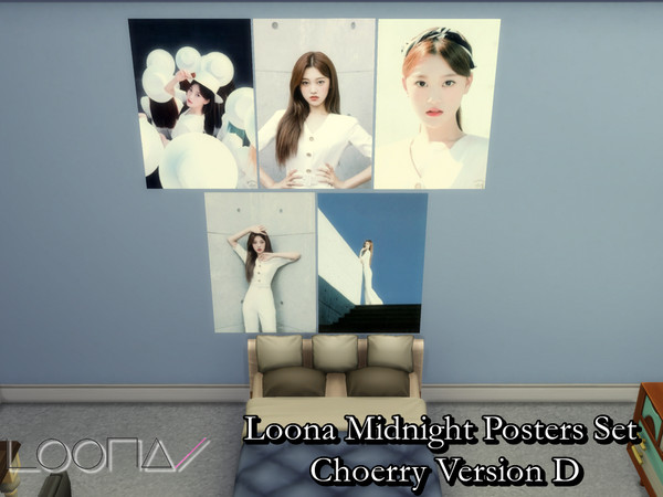 The Sims Resource | Loona 'Midnight' Posters (Version D) Set 9 ...