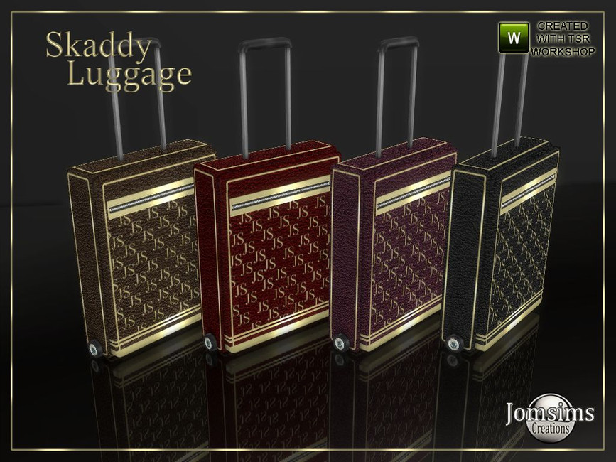 The Sims Resource - Skaddy luggage suitcase 2