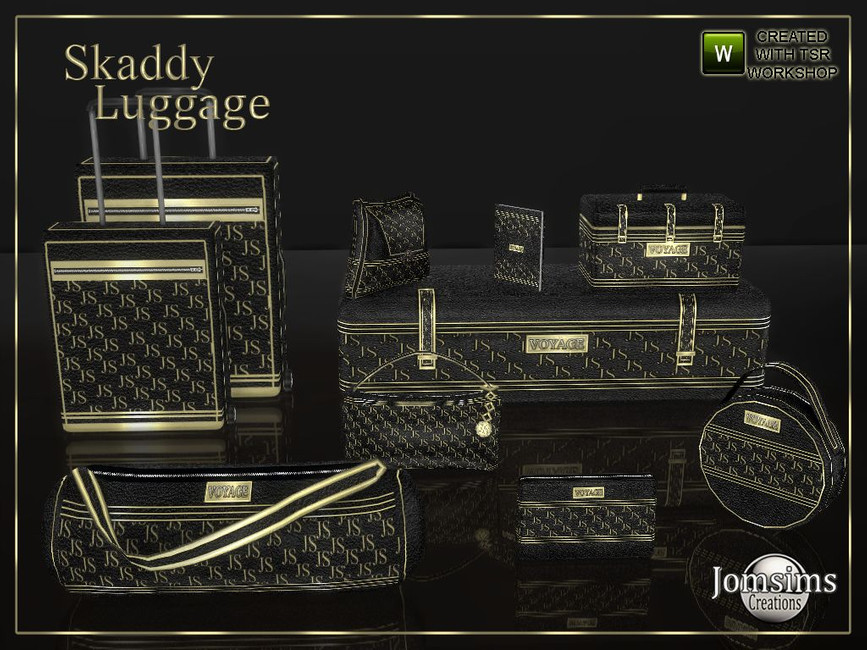 The Sims Resource - Skaddy luggage