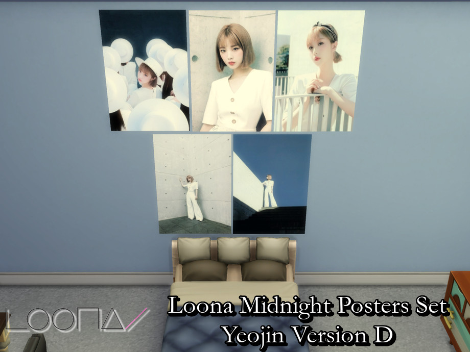 The Sims Resource | Loona 'Midnight' Posters (Version D) Set 11 ...