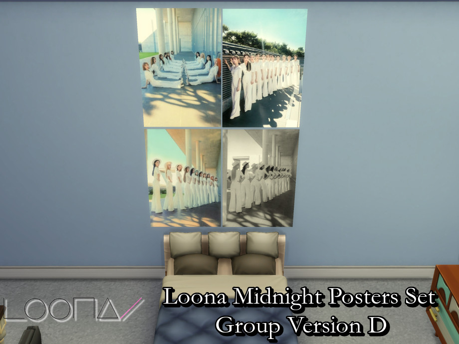 The Sims Resource | Loona 'Midnight' Posters (Version D) Set 12 ...