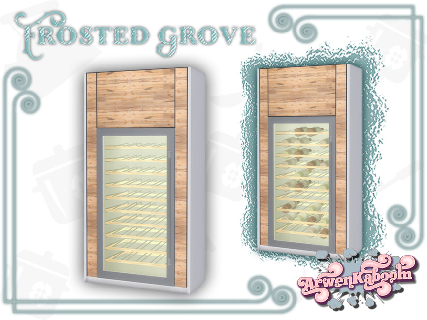 The Sims Resource - Frosted Grove - Wine Fridge (Deco)