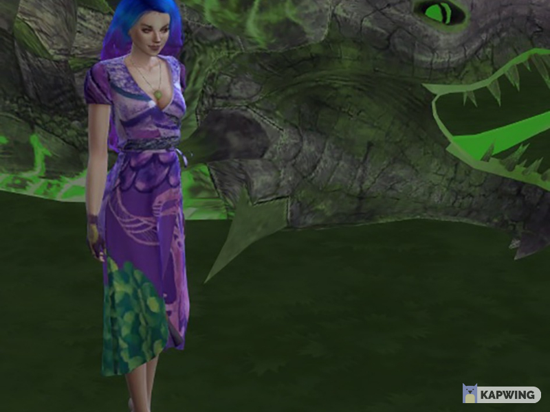The Sims Resource | Mal - Descendants Dragon dress