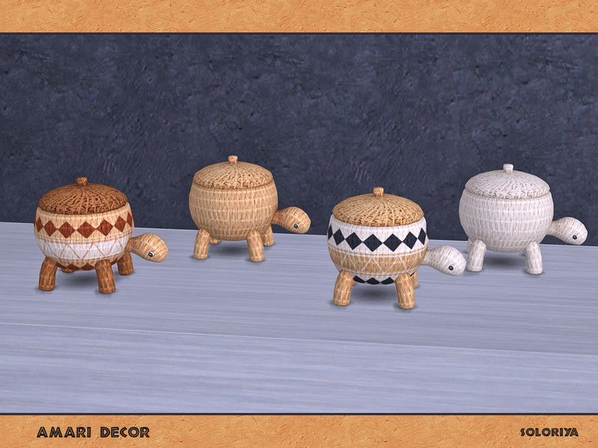 The Sims Resource - Amari Decor. Turtle Basket
