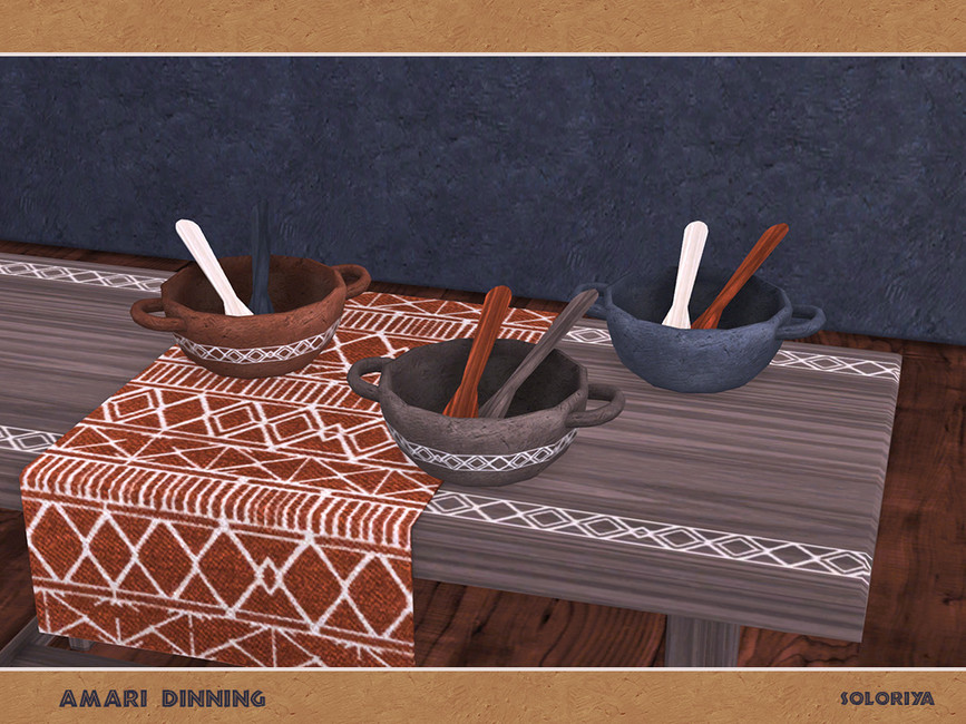 The Sims Resource - Amari Dining. Plates, v3