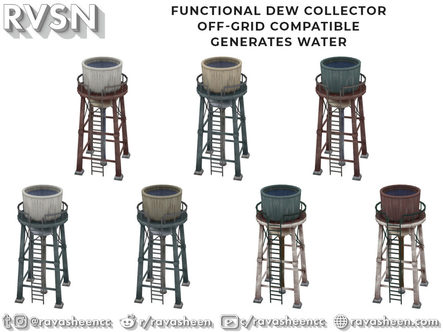 The Sims Resource - Water Tower Dew Collector