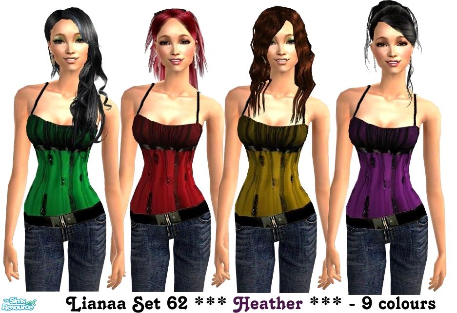 The Sims Resource - Set 62 Heather