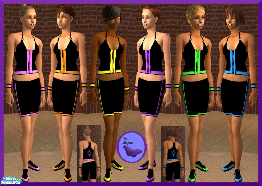 The Sims Resource - Sport Wear Collection No.1