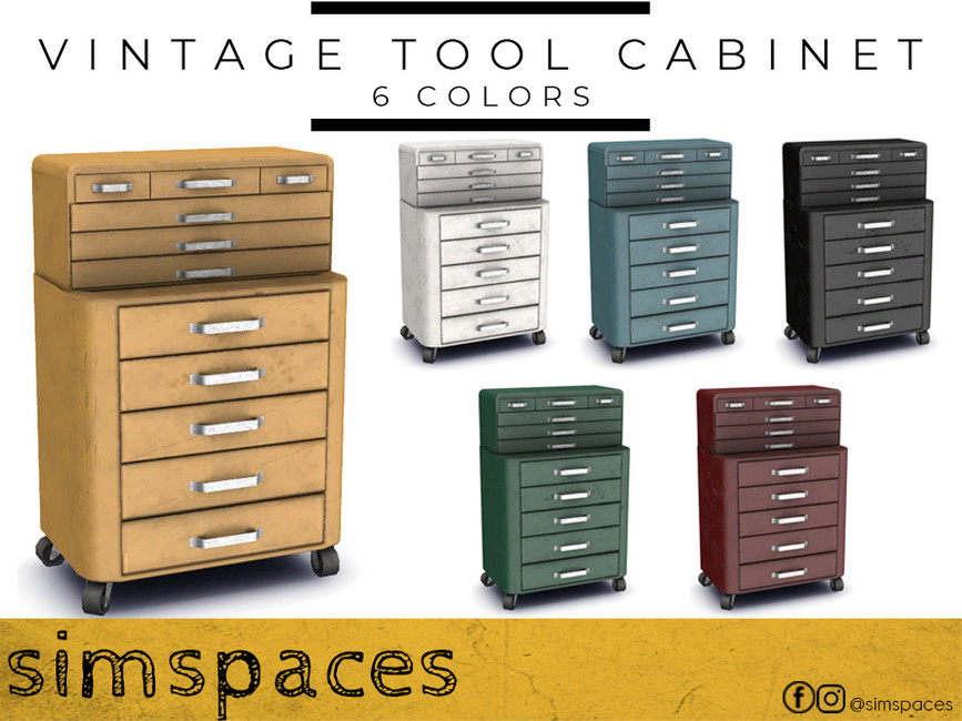 The Sims Resource - Vintage Tool Cabinet