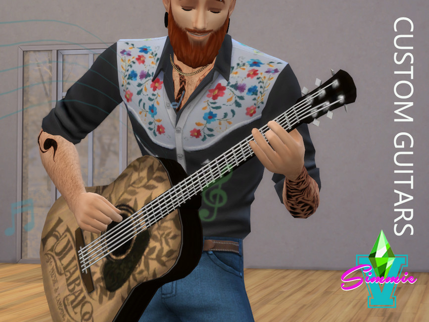 The Sims Resource - SimmieV Classic Guitars