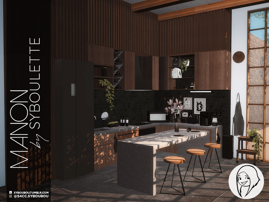 The Sims Resource - Patreon early release-Manon Kitchen set (Part 1 ...