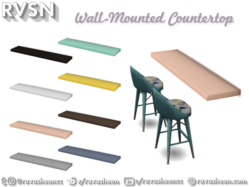 The Sims Resource - Over The Counter - Colors