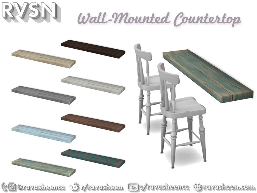The Sims Resource - Over The Counter Countertops