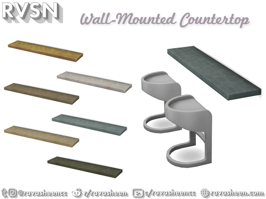 The Sims Resource - Over The Counter Countertops
