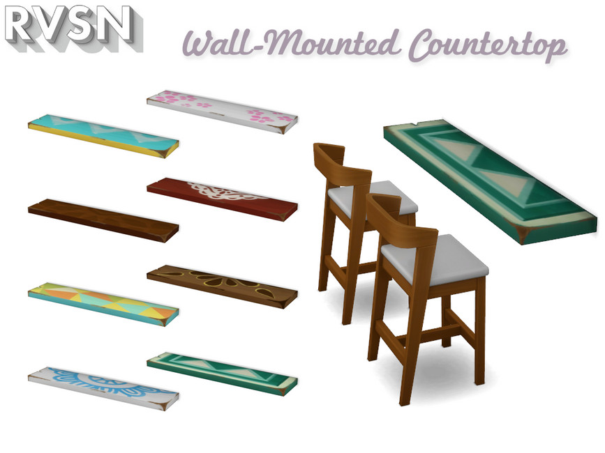 The Sims Resource - Over The Counter Countertops