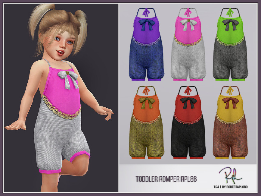 The Sims Resource - Toddler Romper RPL86
