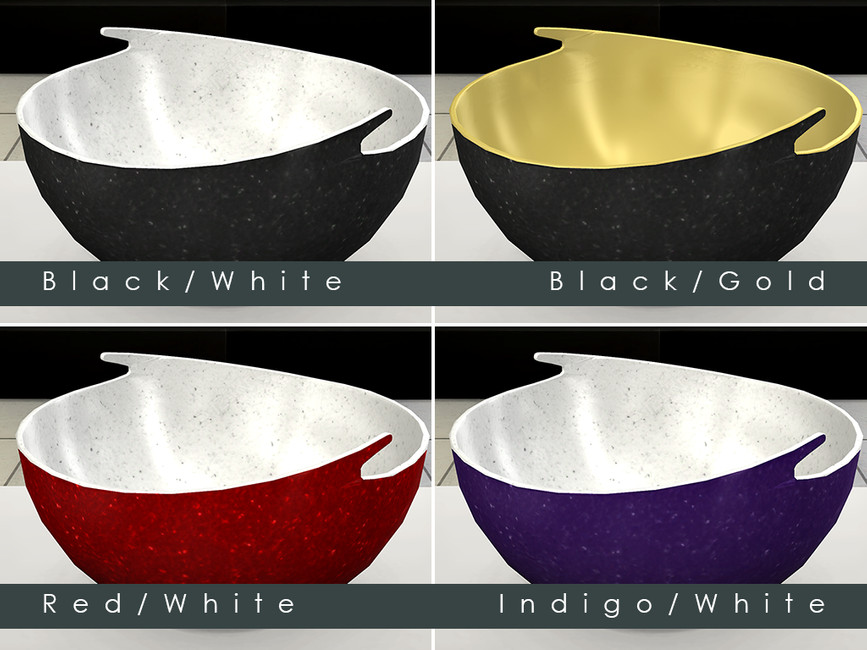 The Sims Resource - Big Deco Bowl