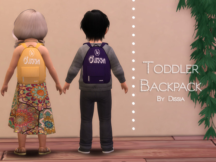 The Sims Resource - Backpack Toddler