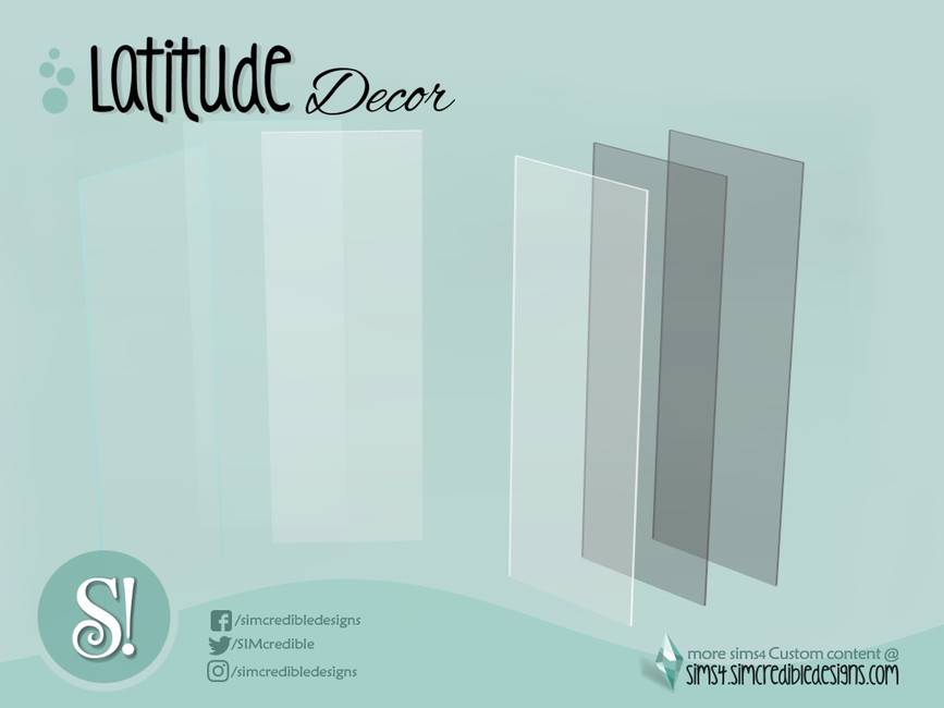 The Sims Resource - Latitude Glass divider Separator 2