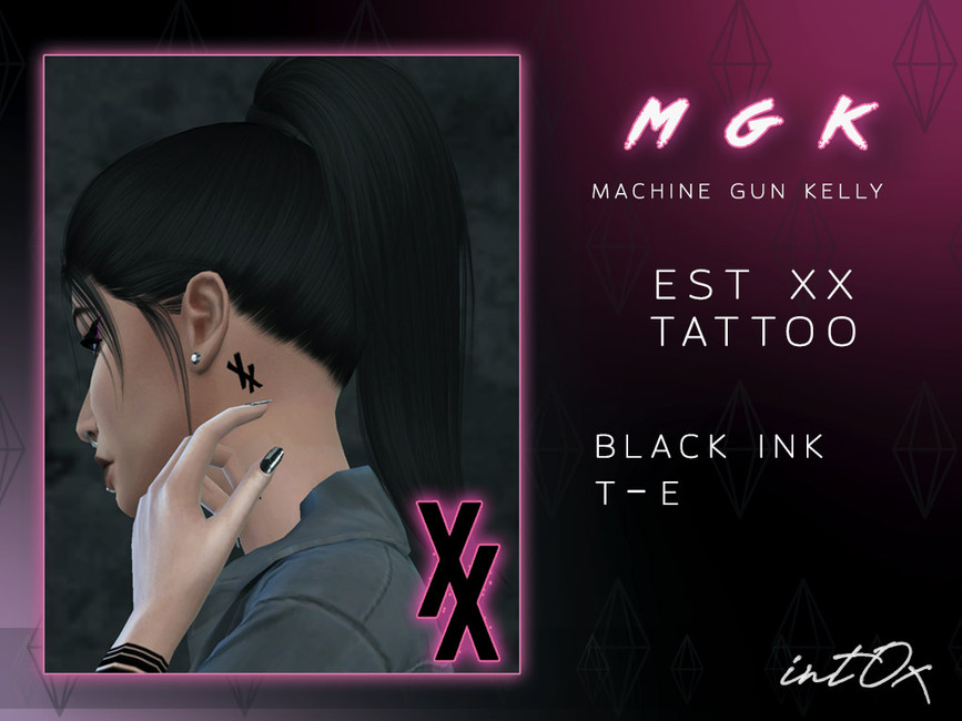The Sims Resource - MGK EST XX Tattoo