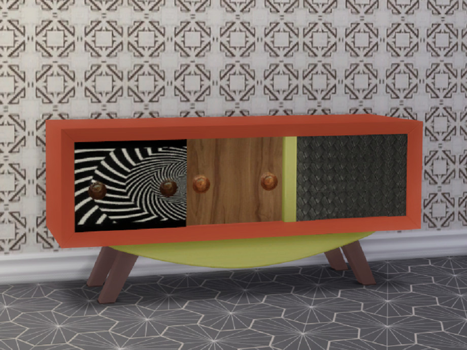 The Sims Resource | Retro ReBOOT 70's Living Console