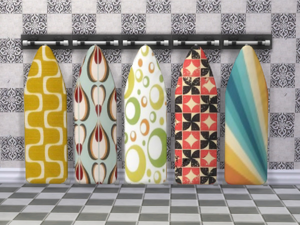 The Sims Resource | Retro ReBoot R&R Kitchen Diner Ironing Board