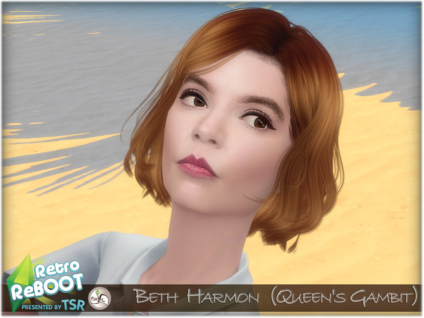 The Sims Resource - SIM Beth Harmon (Queen's Gambit, inspiration ...